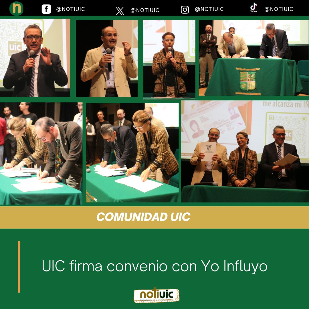UIC firma convenio con Yo Influyo - UIC.MX